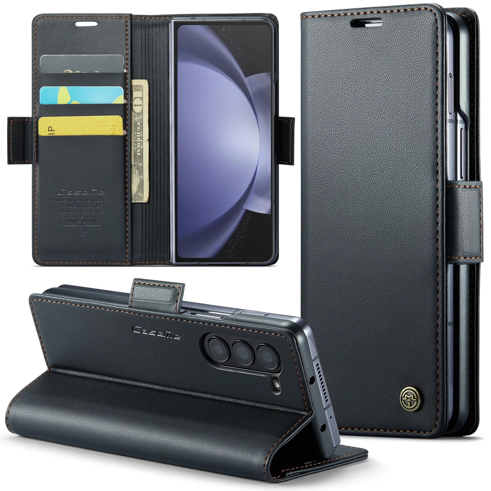Leather Wallet Case For Galaxy Z Fold – The Z Fold Case